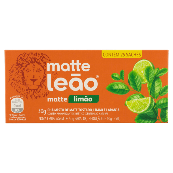 Chá Matte Leão Limão 30g – BR Emporio