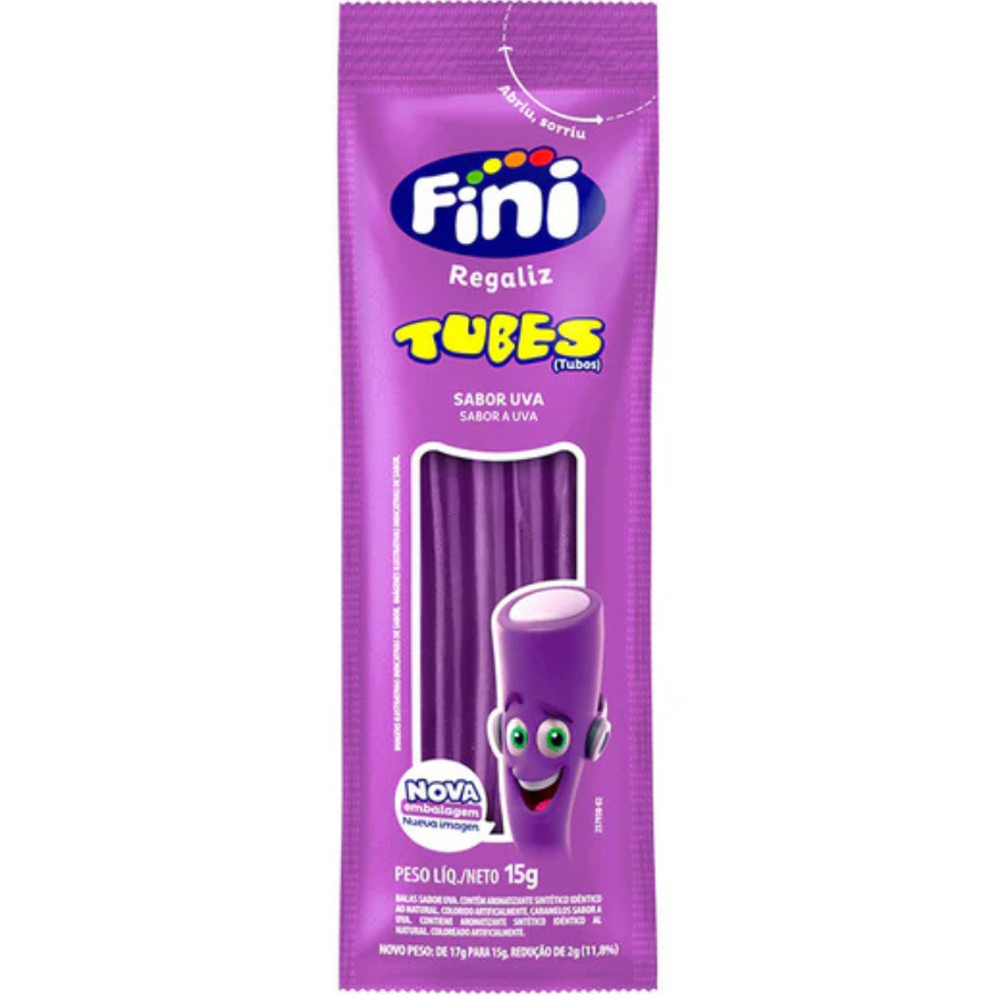 Fini Cartela Tubes Uva 15g – BR Emporio